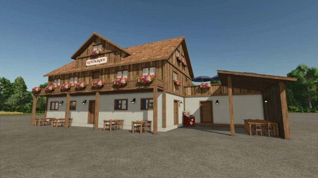FS25 Restaurant v1 (4) - Farming simulator 19 / 17 / 15 Mod