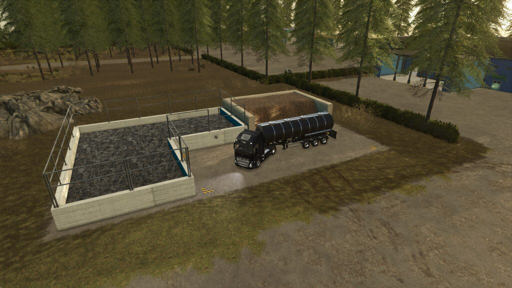 FS25 Slurry Yard v1 (3) - Farming simulator 19 / 17 / 15 Mod