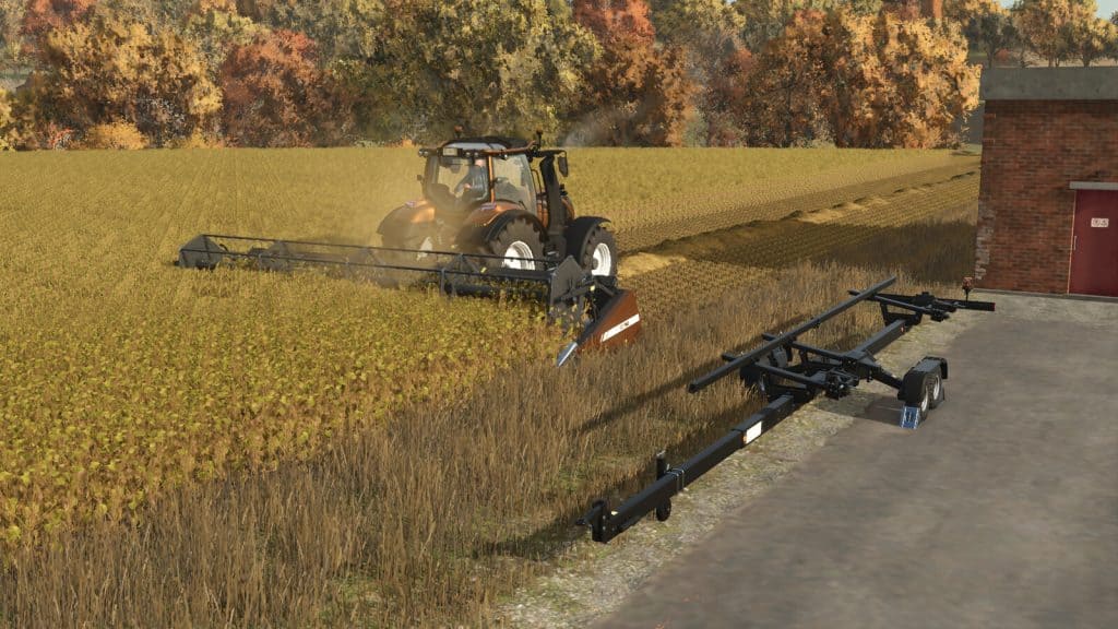 FS25 Tractor Swathing v1 (4) - Farming simulator 19 / 17 / 15 Mod