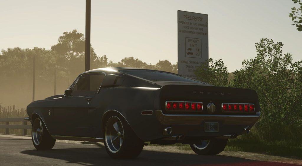 FS25 1968 Ford Shelby GT500 v1 (1) - Farming simulator 19 / 17 / 15 Mod