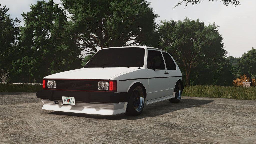 FS25 1984 VW Volkswagen Rabbit GTI MK1 V1 (4) - Farming simulator 19 ...