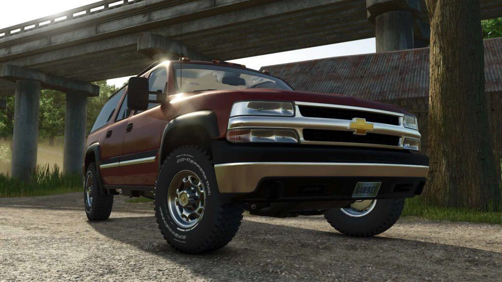 FS25 2002 Chevy Suburban 2500 v1.0 - FS 25 Cars Mod Download