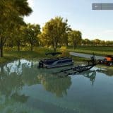 FS25 2018 Bennington Pontoon Boat V1.1 - FS 25 Vehicles Mod Download