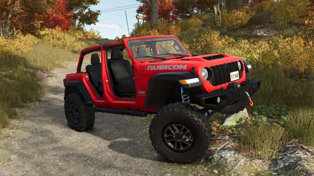 FS25 2024 Jeep Wrangler Rubicon v1 (2) - Farming simulator 19 / 17 / 15 Mod