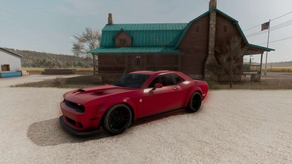 FS25 Challanger hellcat v1.0 - FS 25 Cars Mod Download