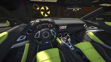 FS25 Chevrolet Camaro ZL1 1LE V1 (2) - Farming simulator 19 / 17 / 15 Mod