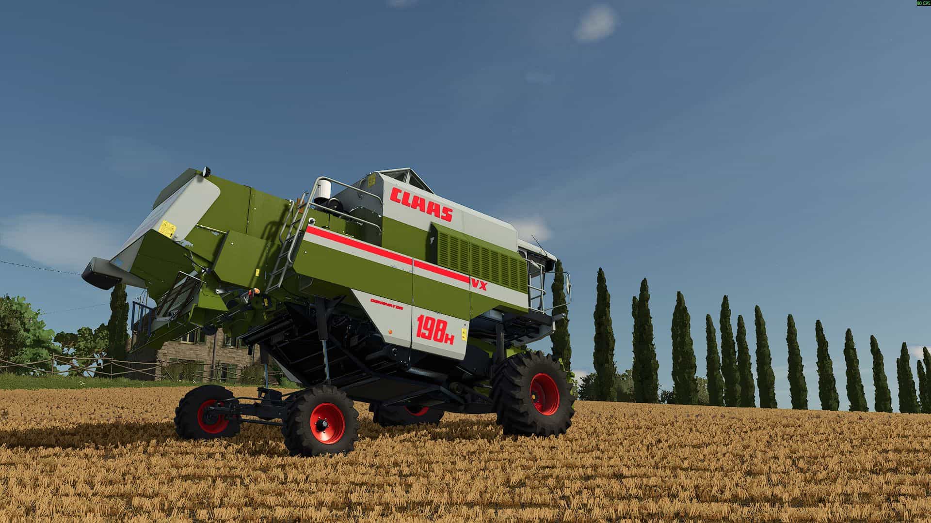 FS25 Claas Dominator 198H V1 (1) - Farming simulator 19 / 17 / 15 Mod