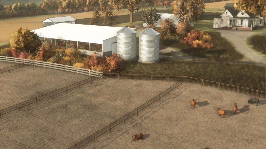 FS25 Feedlot Fence Pack v1.0 - FS 25 Objects Mod Download