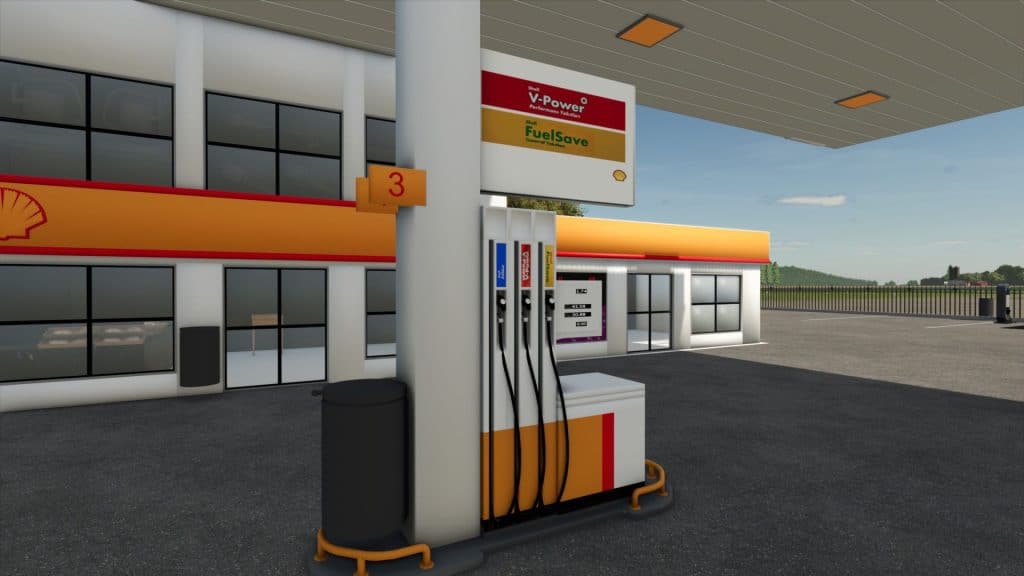 FS25 Gas station with car wash BETA v1 (3) - Farming simulator 19 / 17 ...
