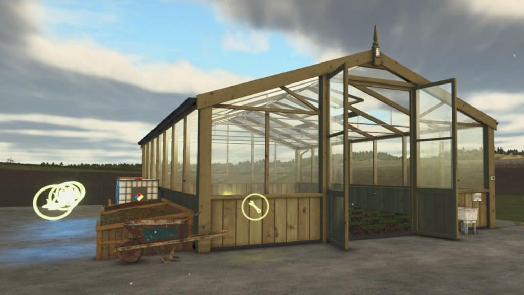 FS25 Greenhouses For Root Crops V1.0 - FS 25 Buildings Mod Download