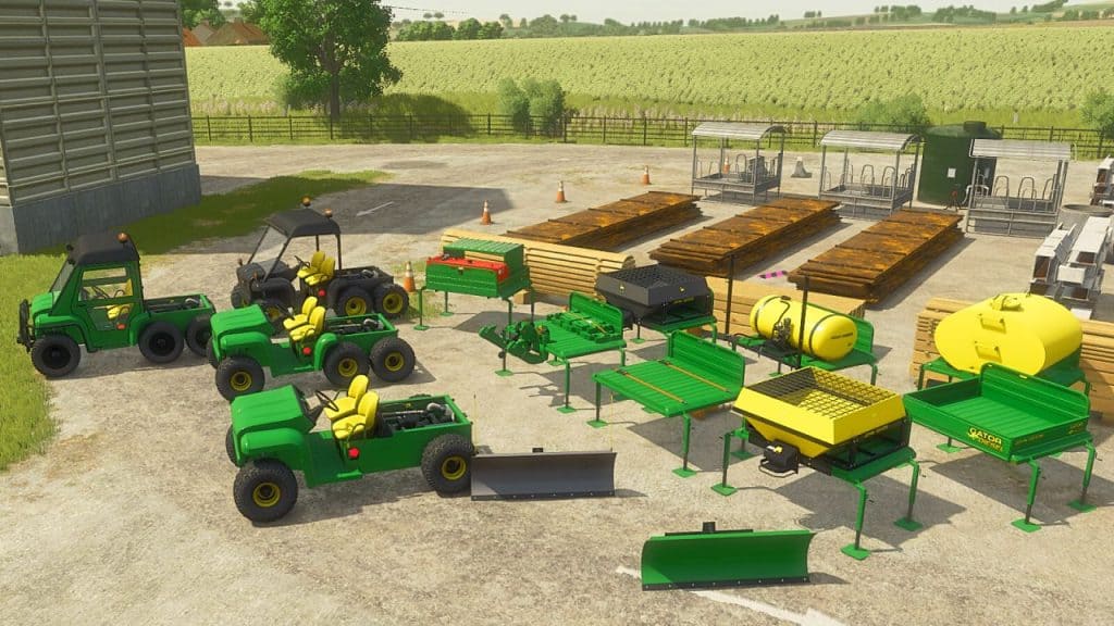 FS25 John Deere Gator Pack v1 (4) - Farming simulator 19 / 17 / 15 Mod