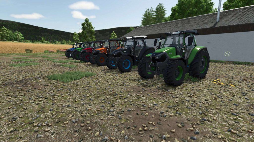 FS25 Lindner Lintrac 130 Multicolor v1.0 - FS 25 Tractors Mod Download