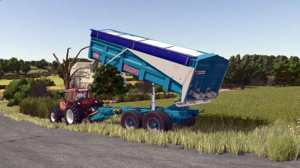 FS25 Maupu BBM 7124 lifting platform v1.0 - FS 25 Trailers Mod Download