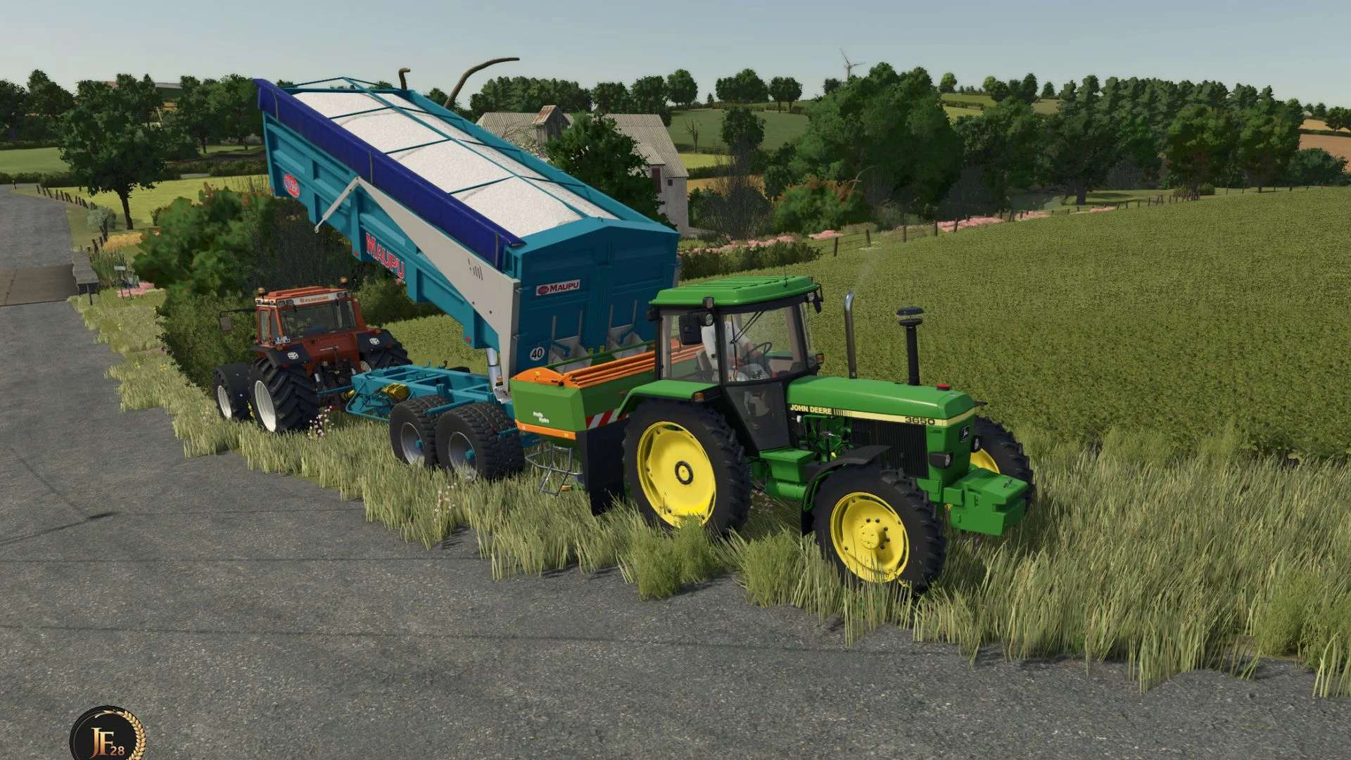 FS25 Maupu BBM 7124 lifting platform v1.0 - FS 25 Trailers Mod Download