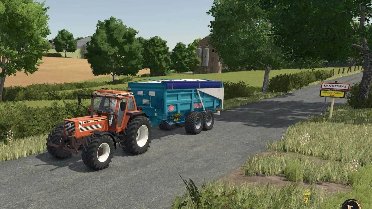 FS25 Maupu BBM 7124 lifting platform v1.0 - FS 25 Trailers Mod Download