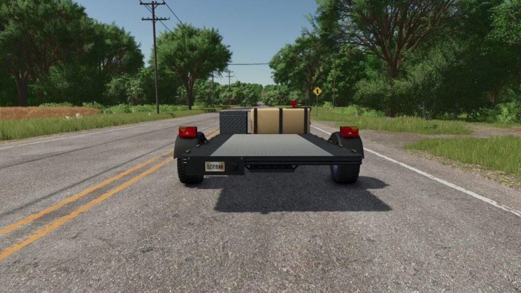FS25 Motorcycle Trailer V1 (1) - Farming simulator 19 / 17 / 15 Mod