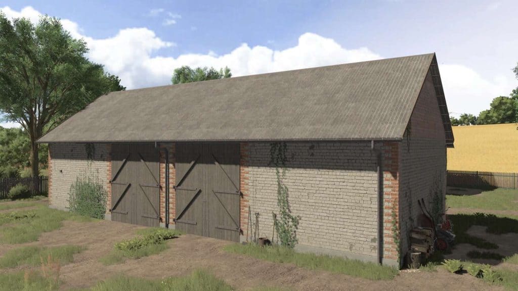 FS25 Polish Barn v1.0 - FS 25 Buildings Mod Download