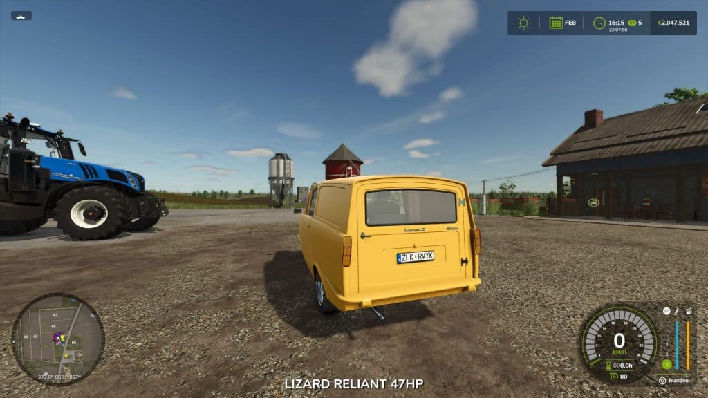 FS25 Reliant Regal Supervan III v1 (2) - Farming simulator 19 / 17 / 15 Mod