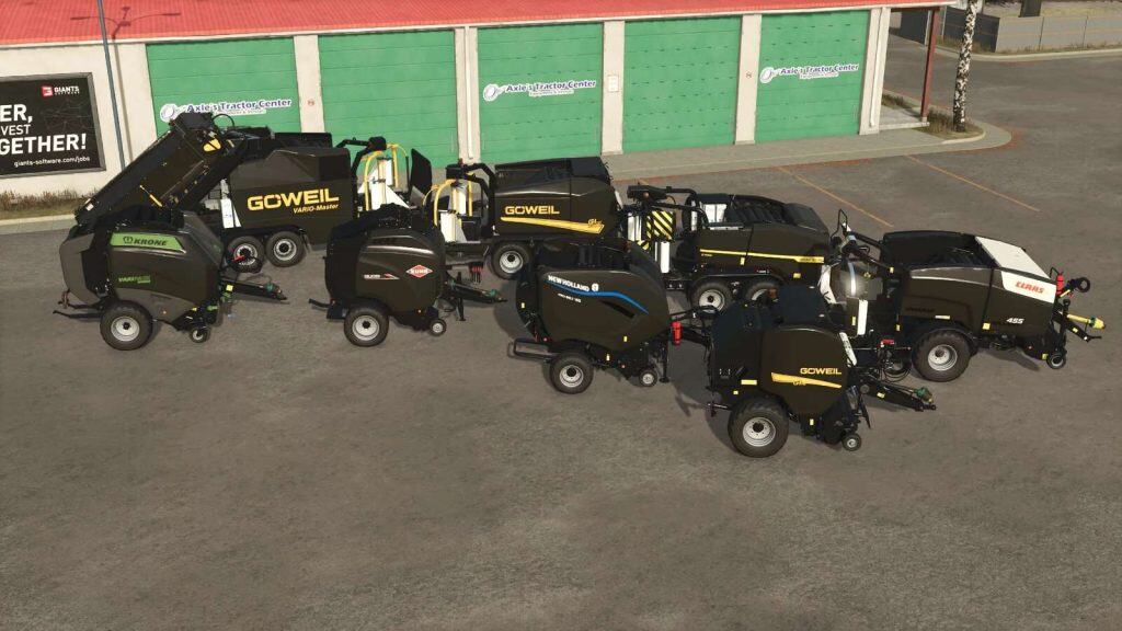 FS25 Round Balers Plus v1 (4) - Farming simulator 19 / 17 / 15 Mod