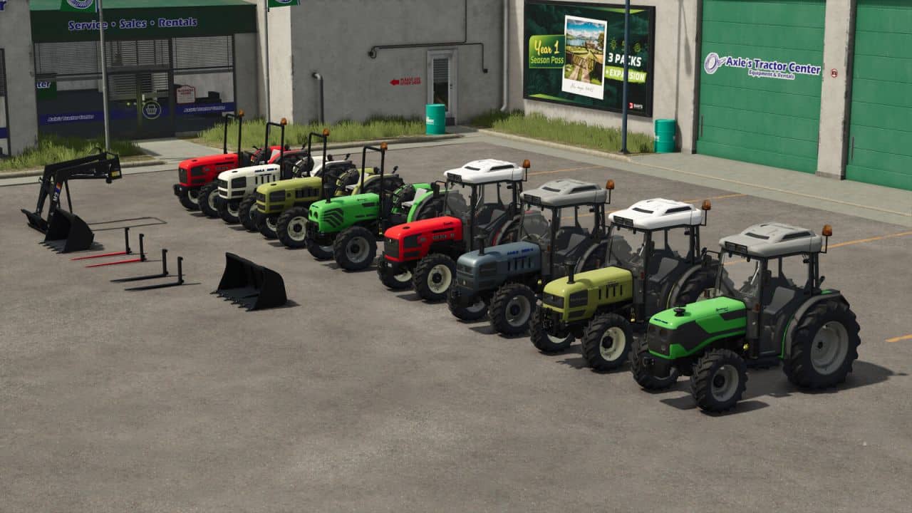 FS25 SDF Vineyard Pack V1.0.0 (2) - Farming simulator 19 / 17 / 15 Mod