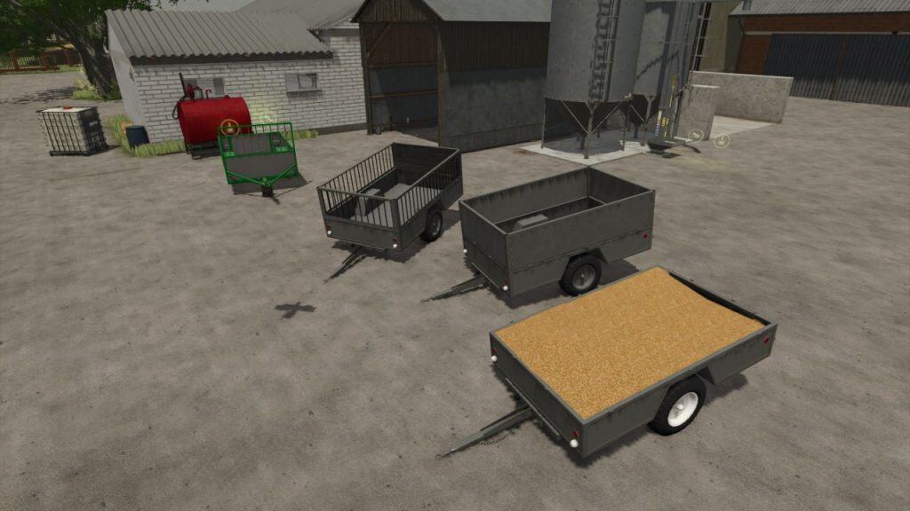 FS25 Small Agricultural Trailer V1.0.0.1 - FS 25 Trailers Mod Download