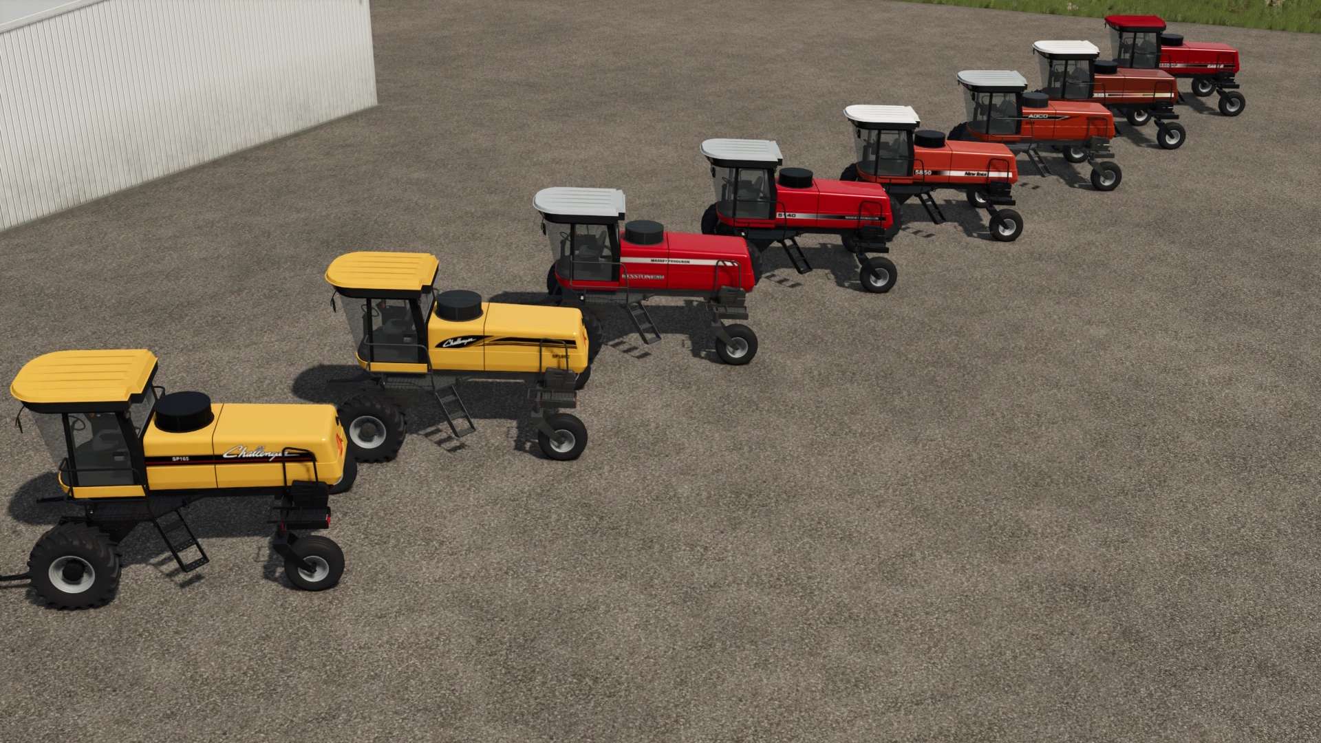 FS25 Swather Pack v1 (4) - Farming simulator 19 / 17 / 15 Mod
