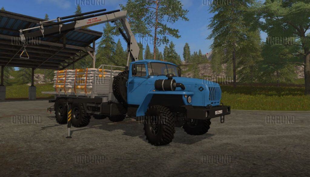 FS17 URAL 4320-60 LOADER CRANE V1.0.1.1 - FS 17 Trucks Mod Download