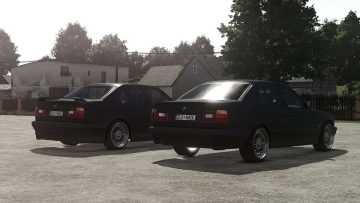 FS25 BMW E34 v1.0.0 (3) - Farming simulator 19 / 17 / 15 Mod