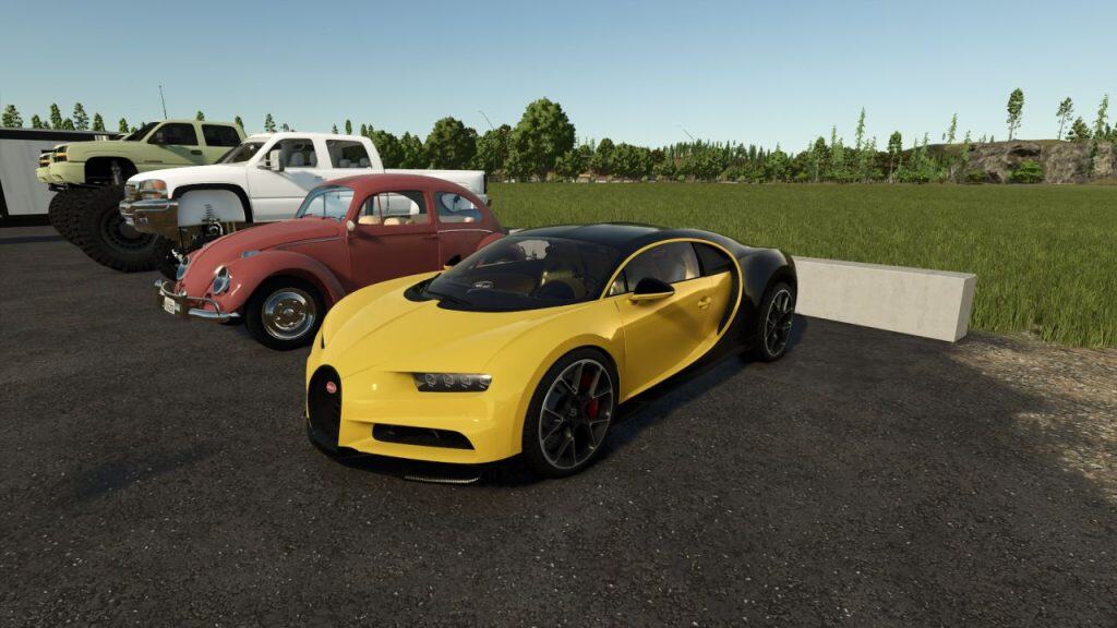 FS25 Bugatti Chiron V1.0.1 - FS 25 Cars Mod Download