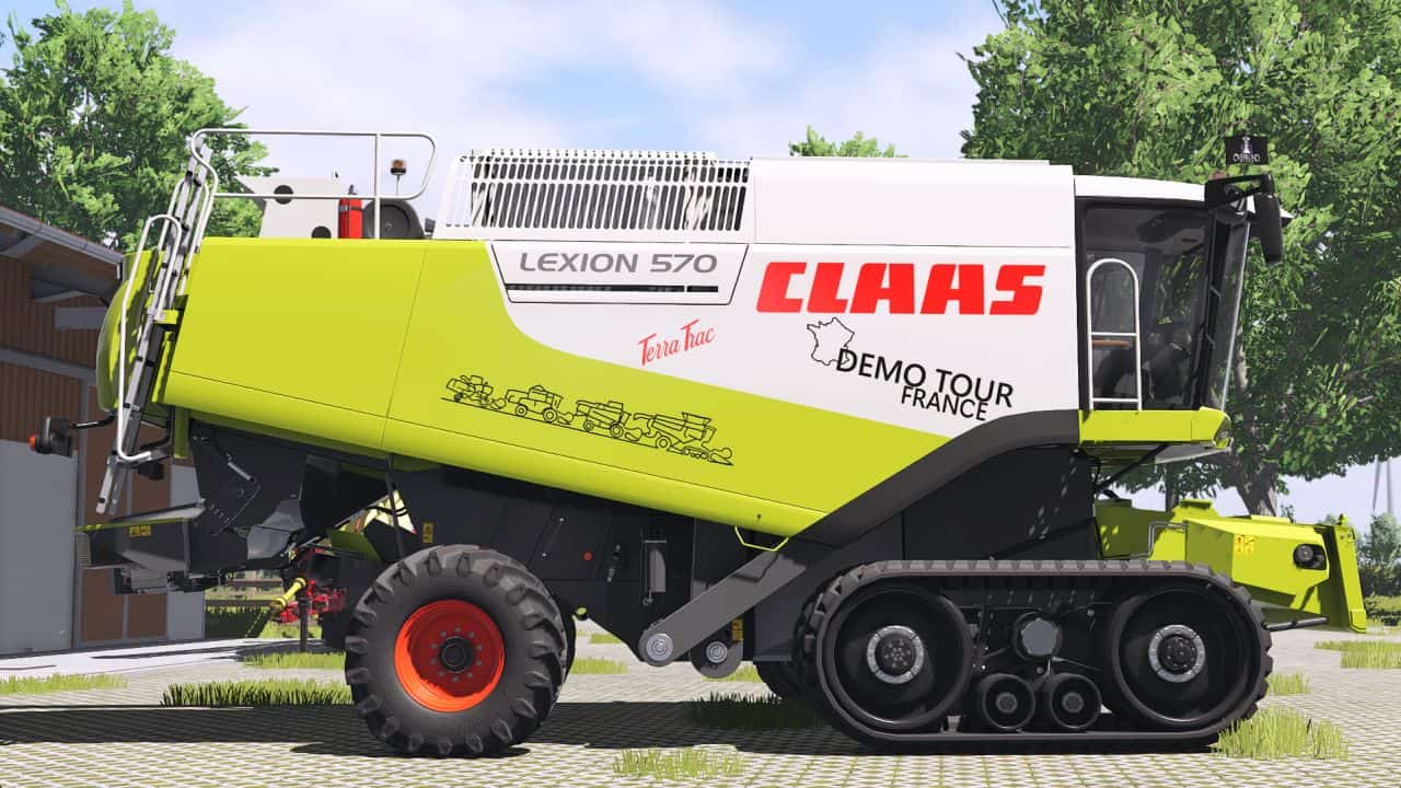 FS25 Claas History Sticker V1.0 - FS 25 Prefab Mod Download