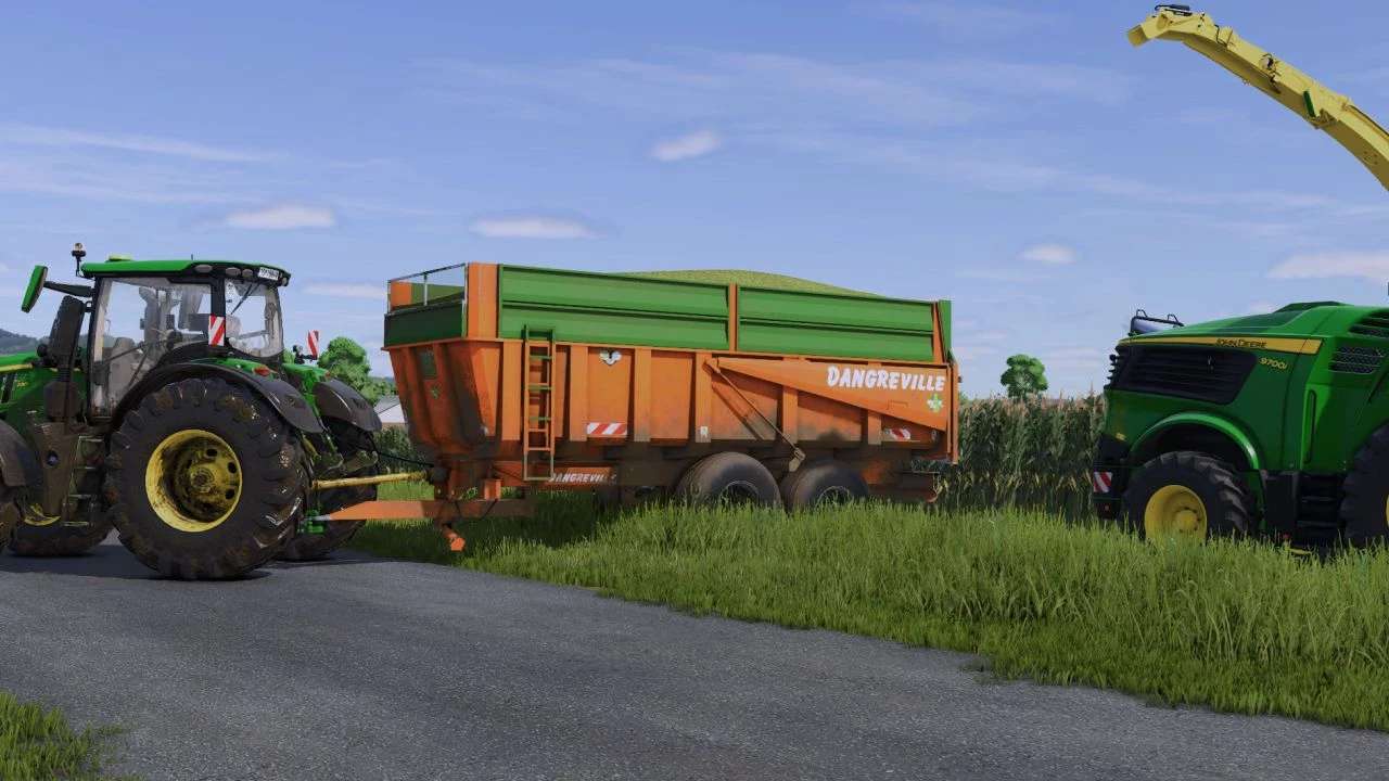 FS25 Dangreville BB18T v1.0 - FS 25 Trailers Mod Download