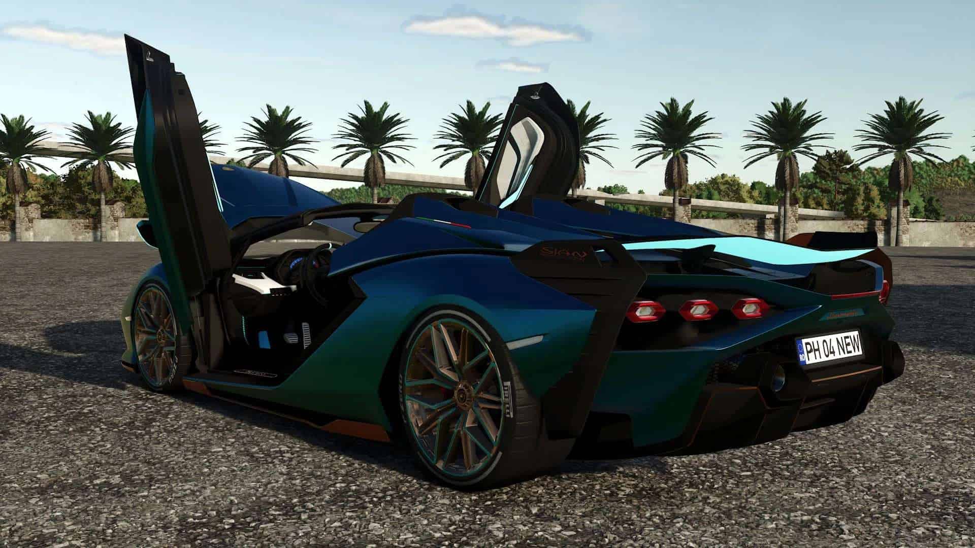 FS25 Lamborghini Sián Roadster 2021 v1.8.1.2 - FS 25 Cars Mod Download
