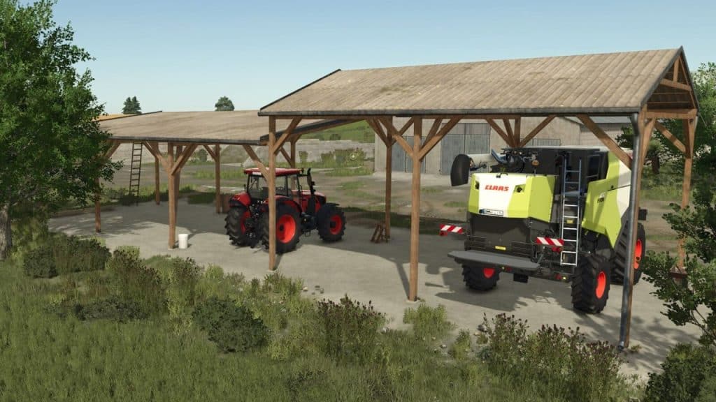 FS25 Old Machine Storage V1.0 - FS 25 Buildings Mod Download