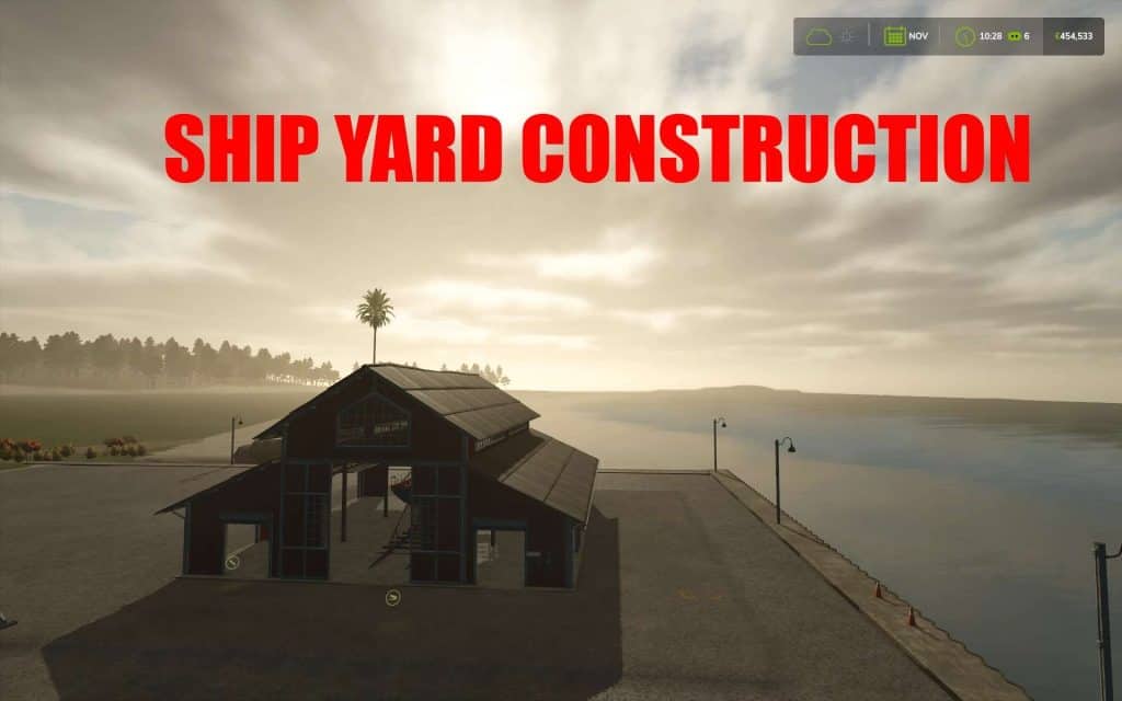 FS25 SHIP YARD v1.0 - FS 25 Buildings Mod Download