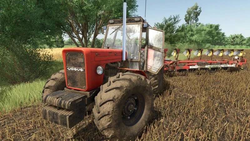 FS25 Ursus 6cyl 4×4 turbo IC v1.0.1 - FS 25 Tractors Mod Download