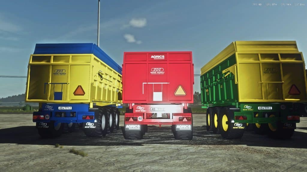 FS25 ZDT, AgriCS, GrandSuper Mega 25 Pack V1.0 - FS 25 Trailers Mod ...