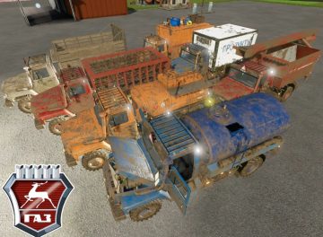 FS22 GAZ-3307 v1.1 - FS 22 Trucks Mod Download