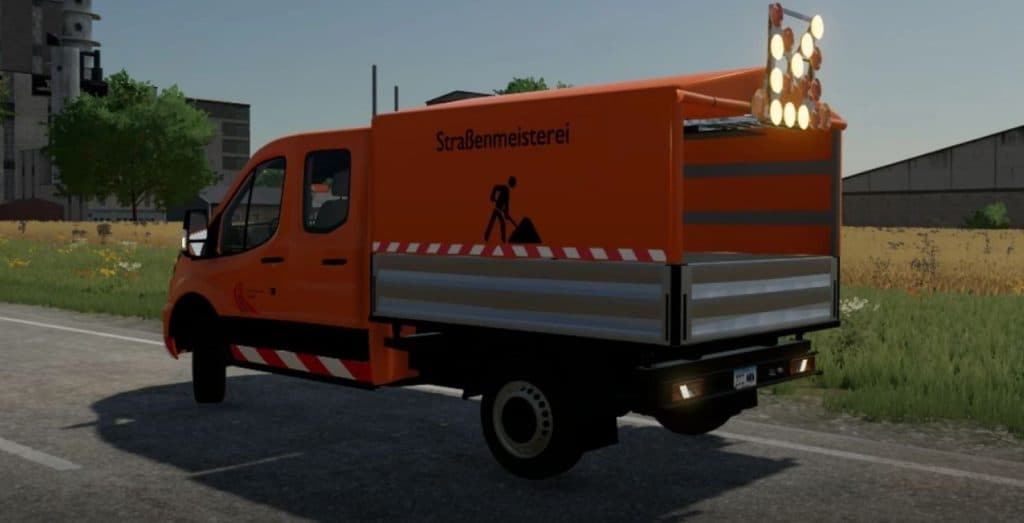 FS22 ls22 RM (Ford) Transit Doka Pritsche V2 (3) - Farming simulator 19 ...