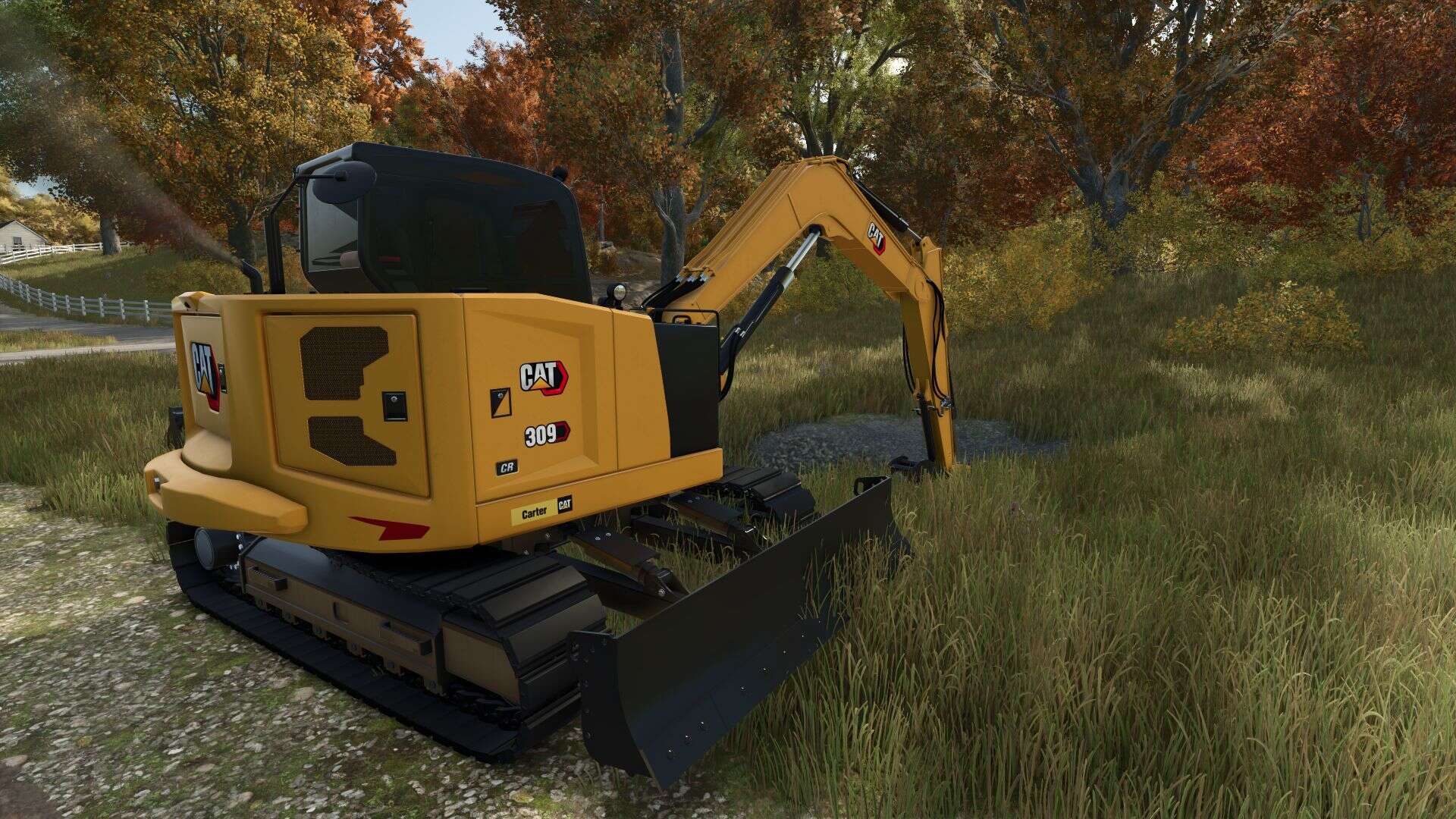 FS25 CAT 309 CR V1 (5) - Farming simulator 19 / 17 / 15 Mod