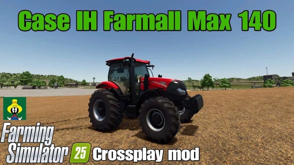 FS25 Case IH Farmall Max 140 PC v1.0 - FS 25 Tractors Mod Download