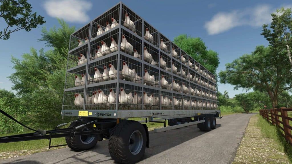 FS25 Chicken Transport Trailer Pack v1 (1) - Farming simulator 19 / 17 ...