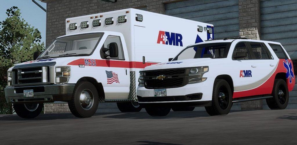 FS25 Ford E-450 Ambulance v1 (3) - Farming simulator 19 / 17 / 15 Mod