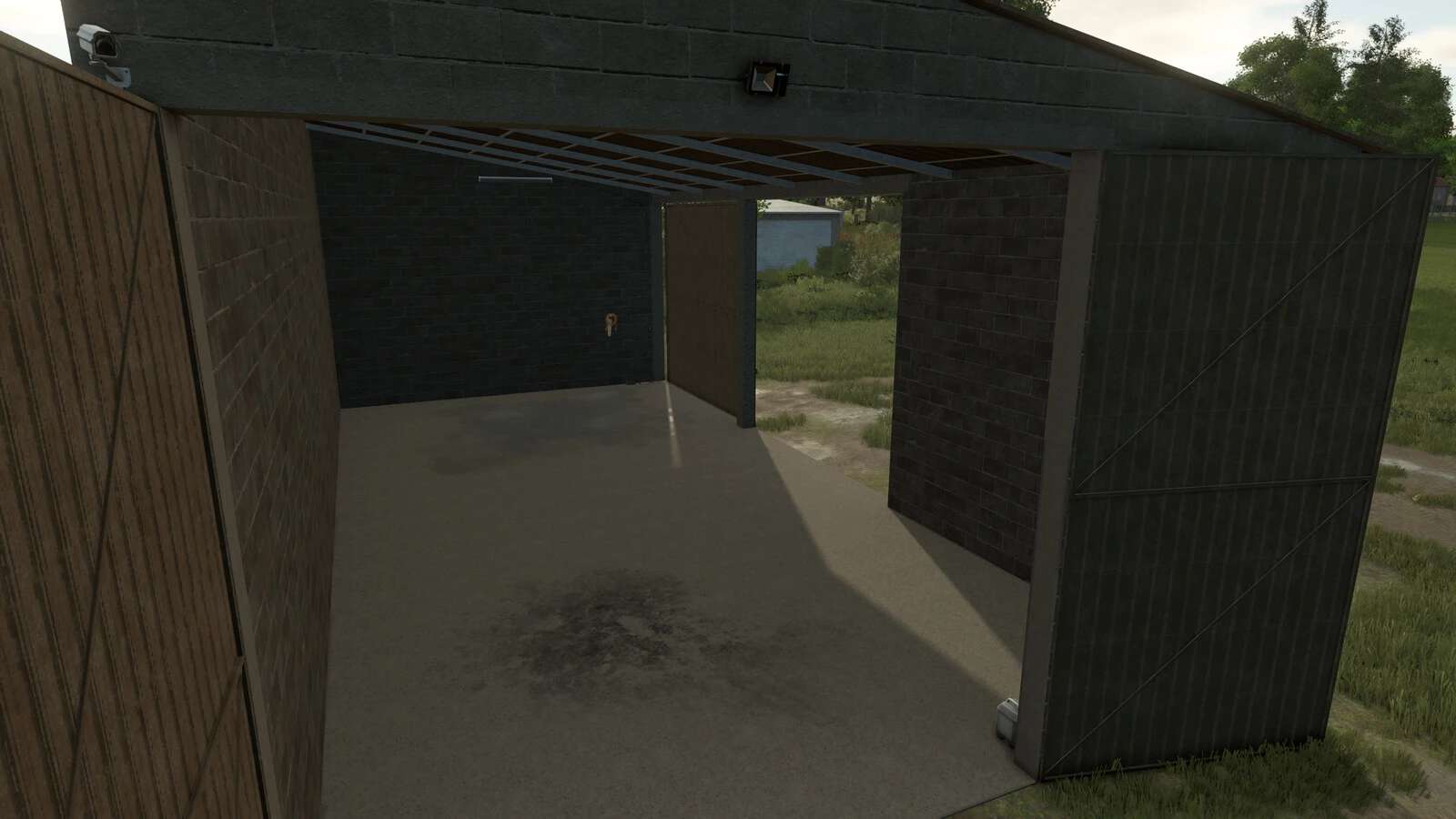 FS25 Garage 16×8 v1.0 - FS 25 Buildings Mod Download