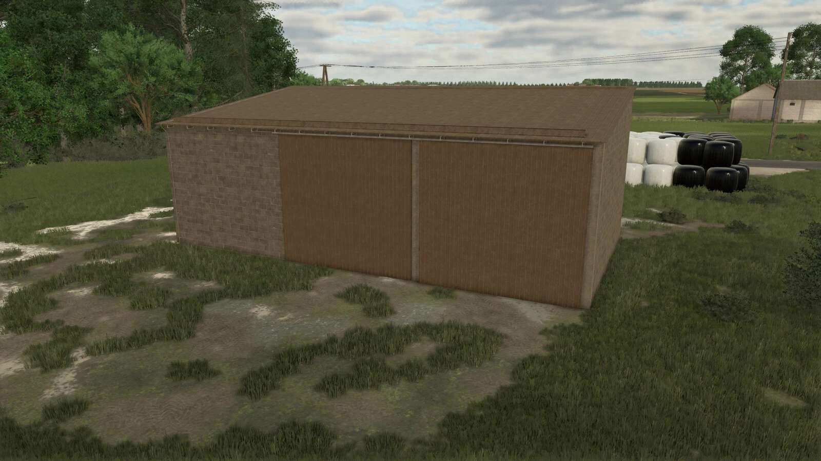 FS25 Garage 16×8 v1.0 - FS 25 Buildings Mod Download