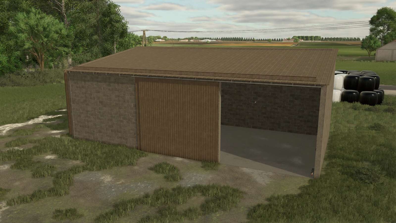 FS25 Garage 16×8 v1.0 - FS 25 Buildings Mod Download