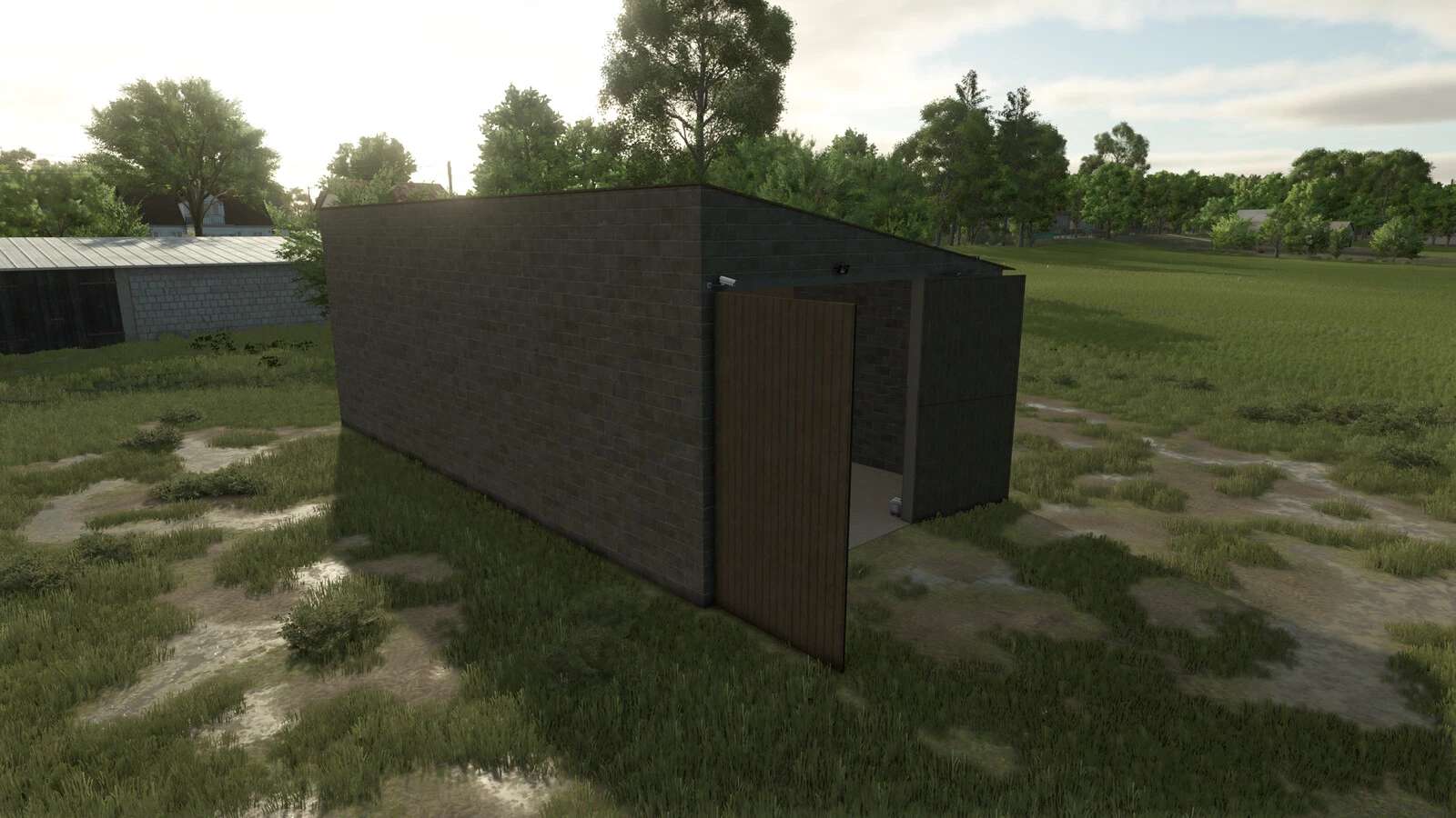 FS25 Garage 16×8 v1.0 - FS 25 Buildings Mod Download