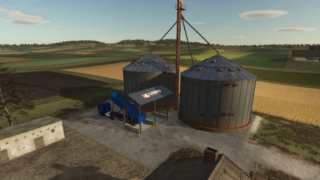 FS25 Grain Silo BR V1 (3) - Farming simulator 19 / 17 / 15 Mod