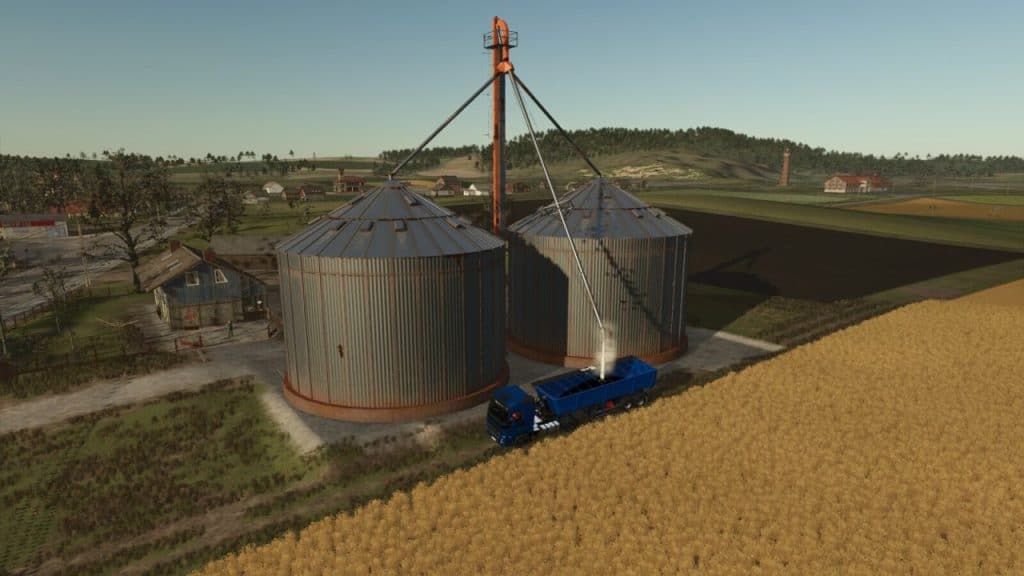 FS25 Grain Silo BR V1.0 - FS 25 Buildings Mod Download