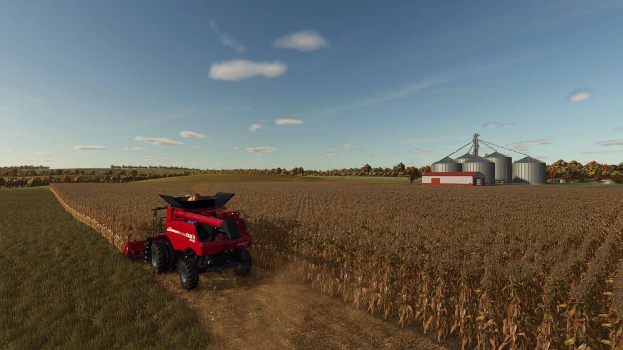 FS25 Iowa Plains View V1.0 - FS 25 Maps Mod Download