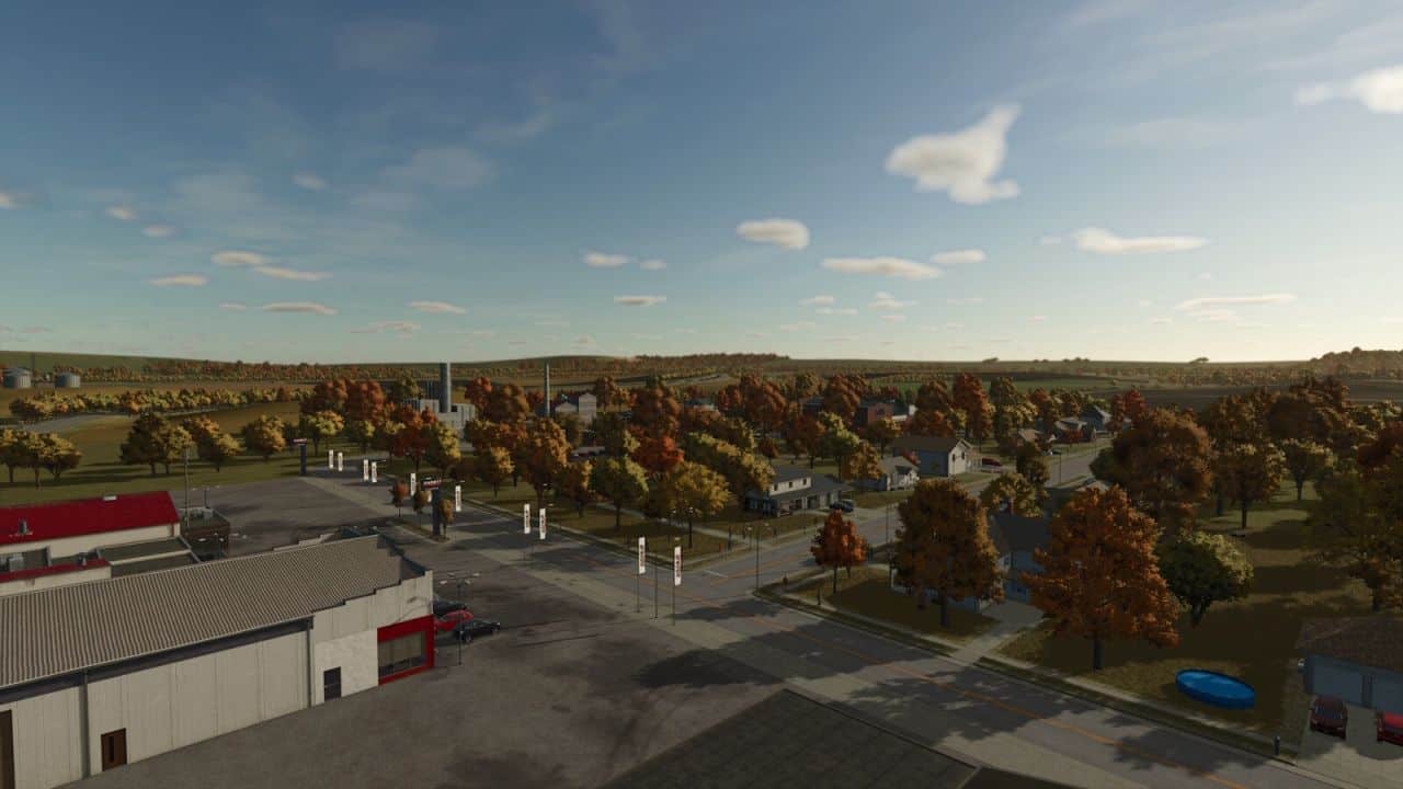 FS25 Iowa Plains View V1.0 - FS 25 Maps Mod Download
